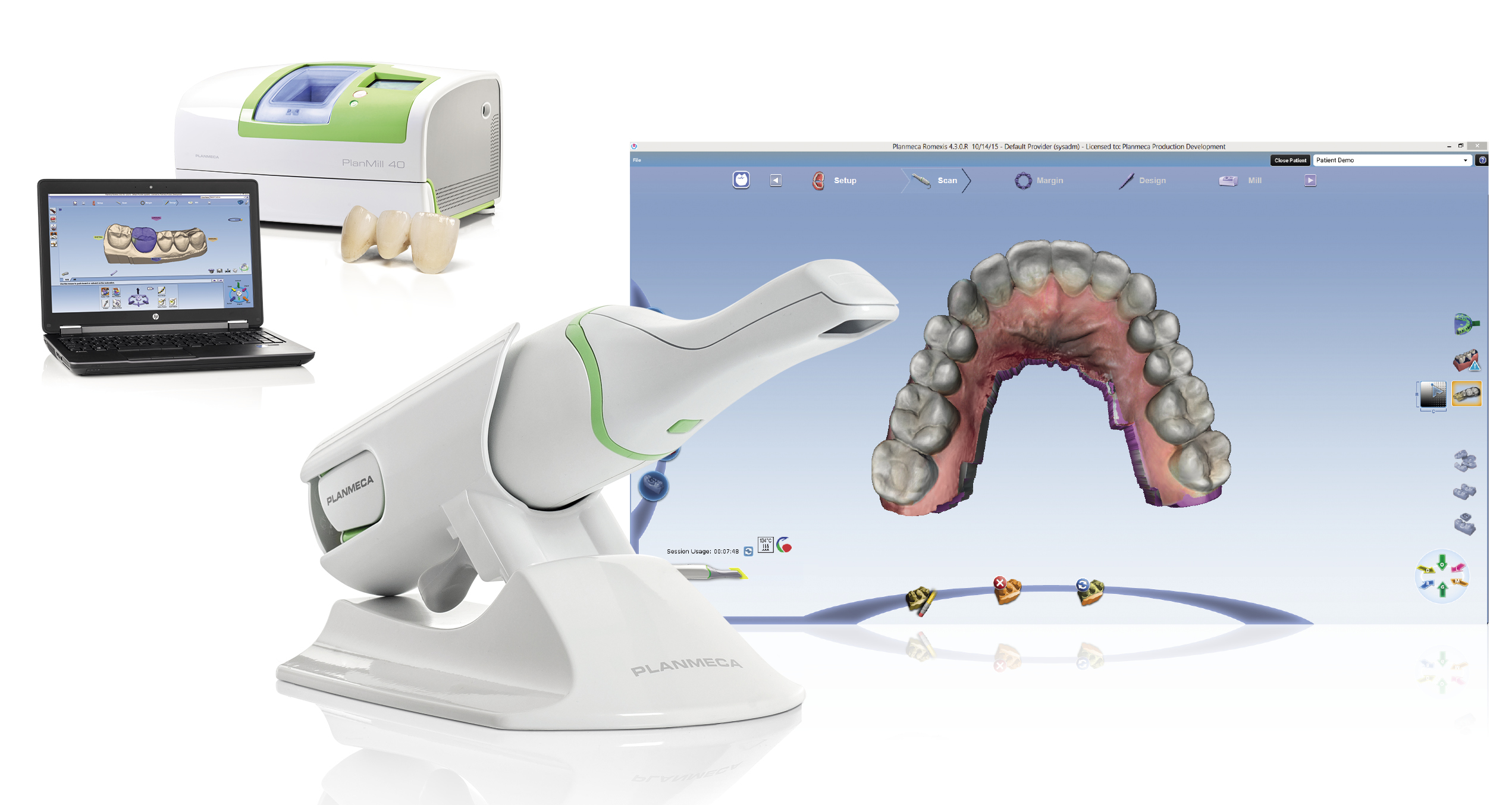 Fast scanning with Planmeca FIT – also in colour